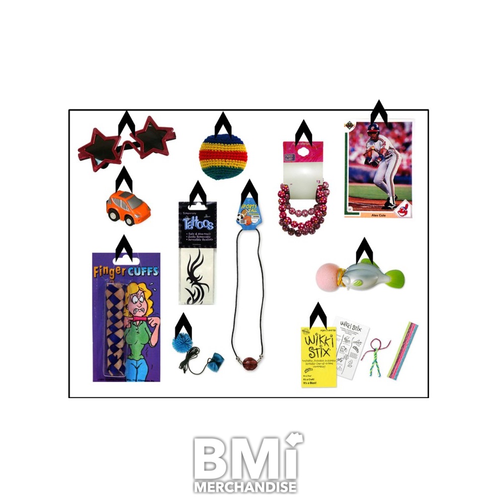 MINOR STACKER HANGING PRIZES - 288 PCS